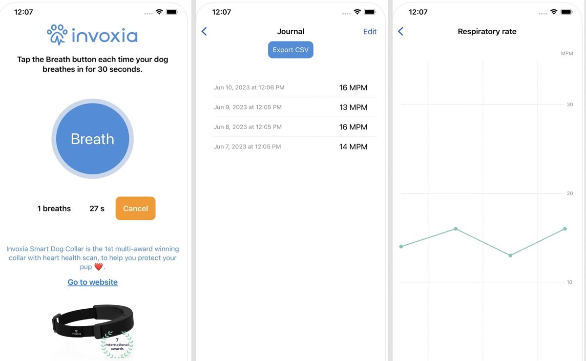 RespiDog: die kostenlose App zur Überwachung der Atemfrequenz von ...