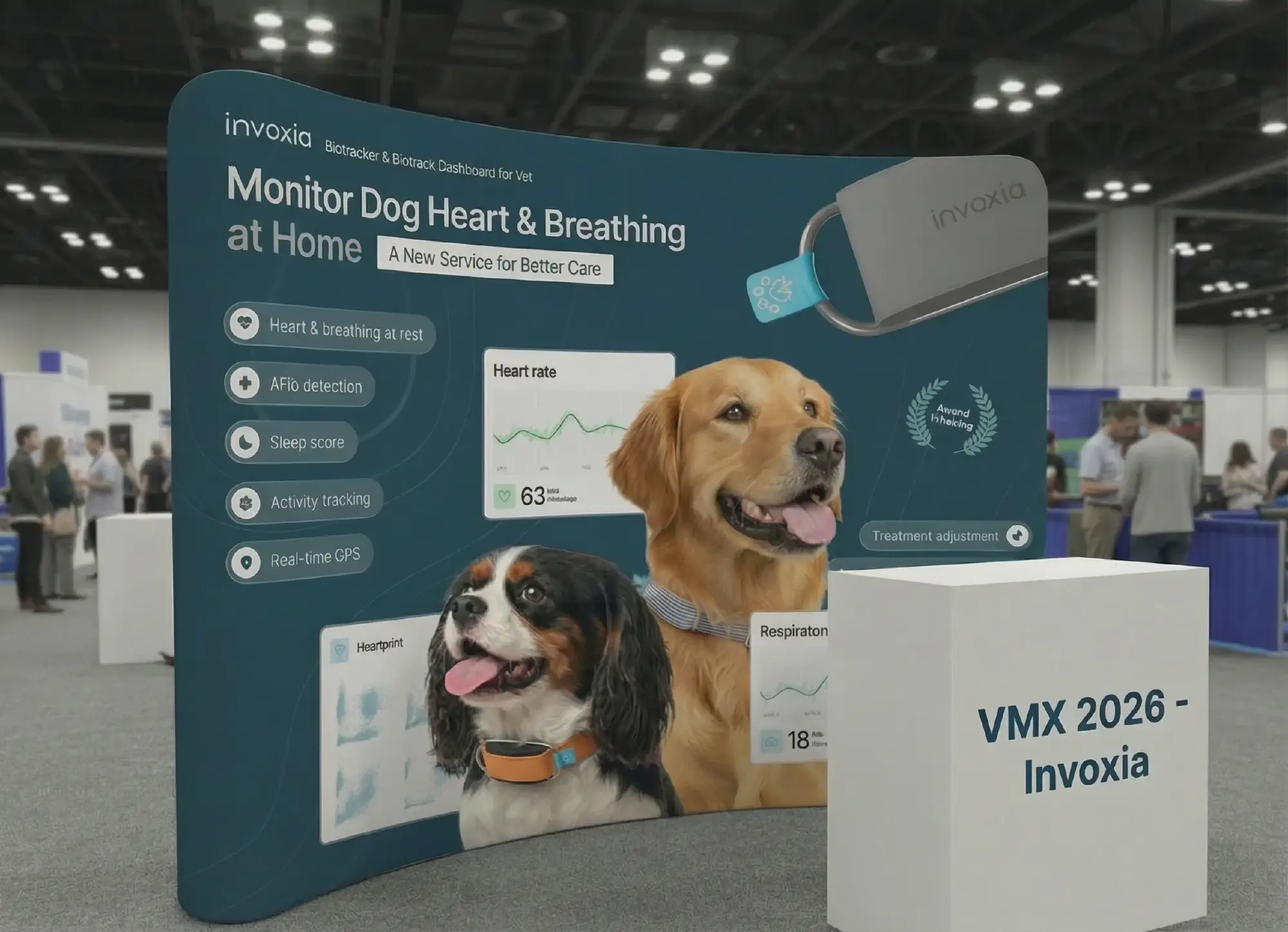 Invoxia auf der VMX Orlando 2026 - Biotrack for Vets · Invoxia